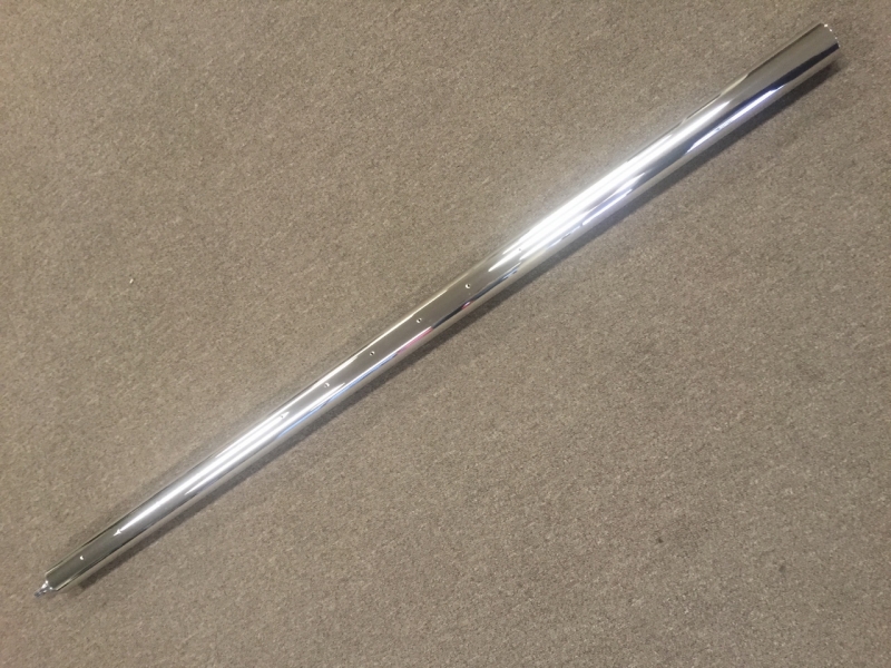 Post Mirror round - 50.8X1.6mm for wire rope balustrade. 11 x 4mm holes ...