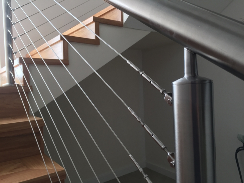 316 Rigging Screw Jaw/Swage. M5 for 3.2mm wire rope. Mini. Total length ...